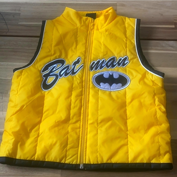 DC Comics | Shirts & Tops | Yellow Batman Vest | Poshmark